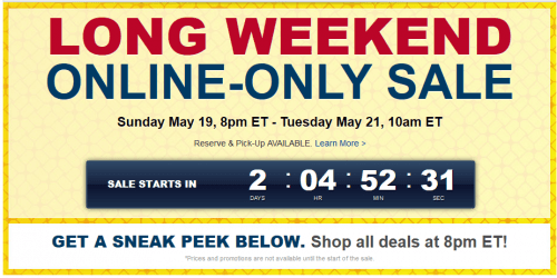 Best Buy: Online Only Long Weekend Sale Starts Sunday Night - Canadian ...