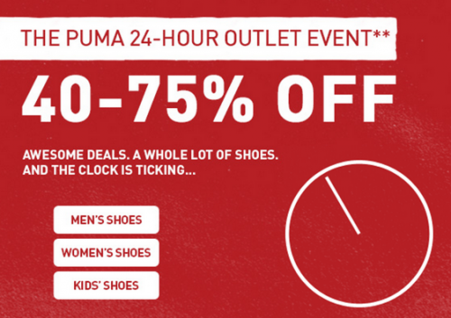 Puma Sale: Up to 75% Off, 24 Hours Only Online - Canadian Freebies ...