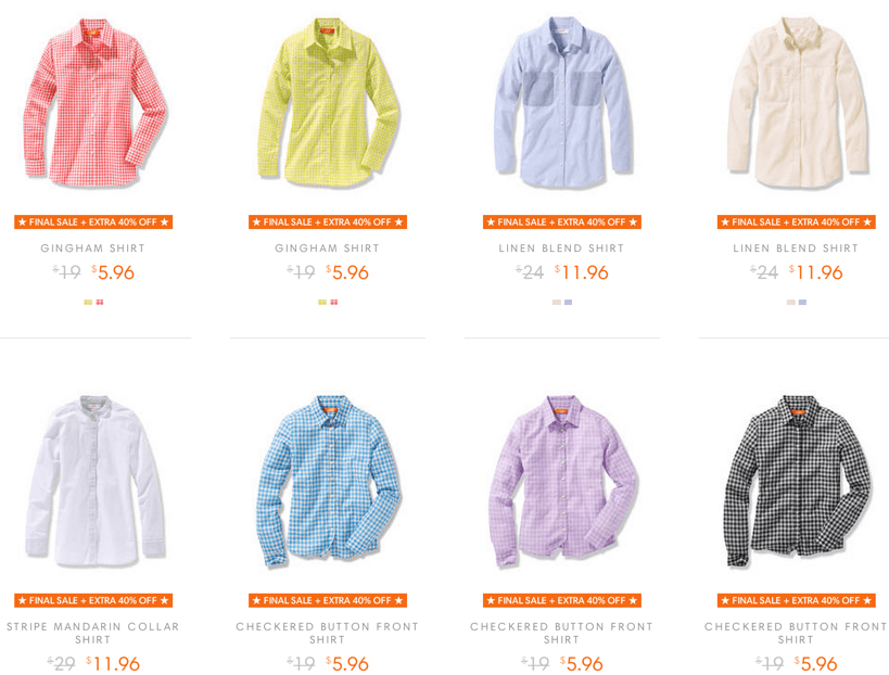 Joe Fresh Canada Offers: Additional 40% Off Final Sale Items ...