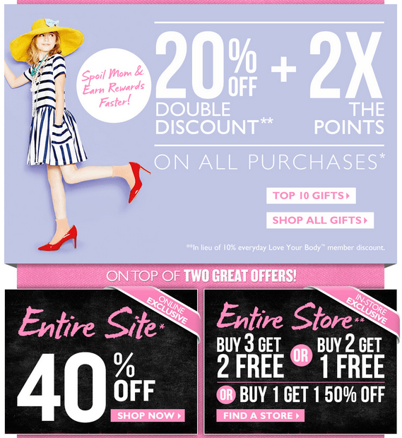 The Body Shop: Buy 3 Get 2 Free, Love Your Body Members Save 20% + 2x ...