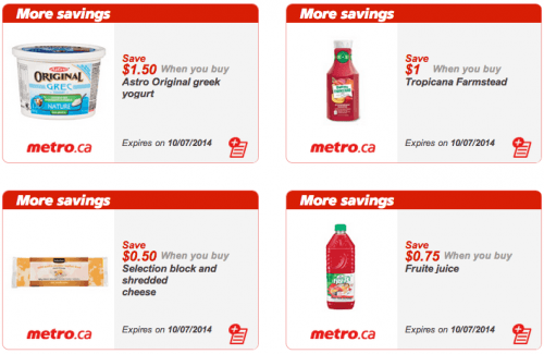 Metro Ontario Canada Printable Coupons: July 4 - 10, 2014 - Canadian ...