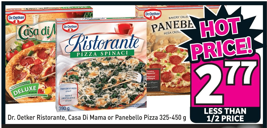 Freshco Flyer Deals: Dr Oetker Pizzas Only $2.77 This Week! - Canadian ...
