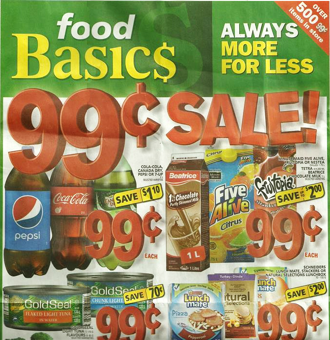 Food Basics 0 99 Sale Flyer Sneak Peek November 7 13 Canadian 