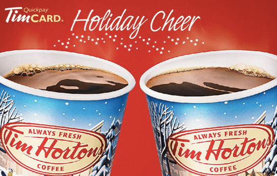 Tim Hortons Canada Promotions: Buy a $25 E-Gift Card and Receive a FREE ...