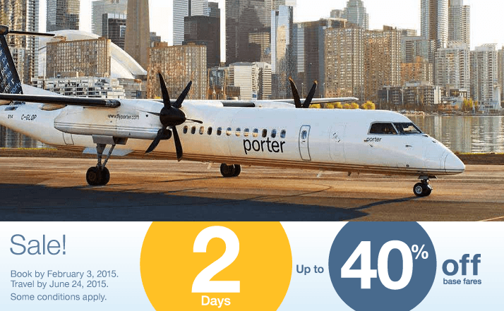 Porter Canada Sale: Save up to 40% OFF On Select One-Way Fares ...