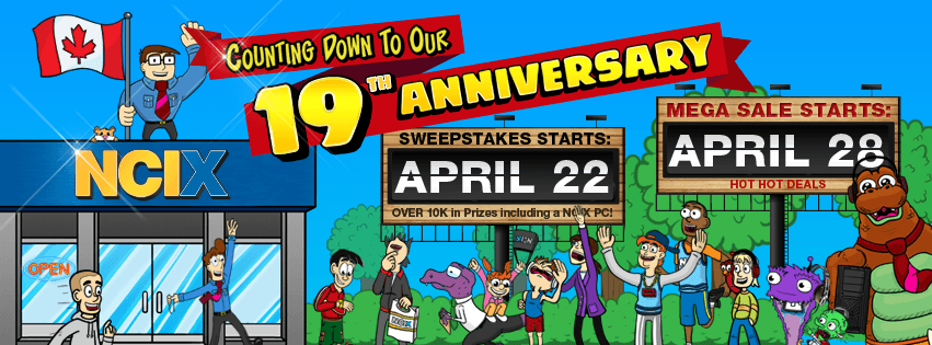 NCIX Canada 19th Anniversary Contest: Enter To Win Over $10,000 in ...
