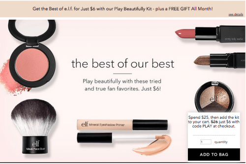 e.l.f. Cosmetics Canada Offers: Get the Best of e.l.f. for Just $6 with ...