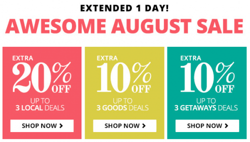 Groupon Canada Awesome August Sale: Save An Extra 20% Off Local Deals ...