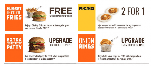 A&W Canada Coupons: FREE Fries With Chubby Chicken Burger Purchase, 2 ...