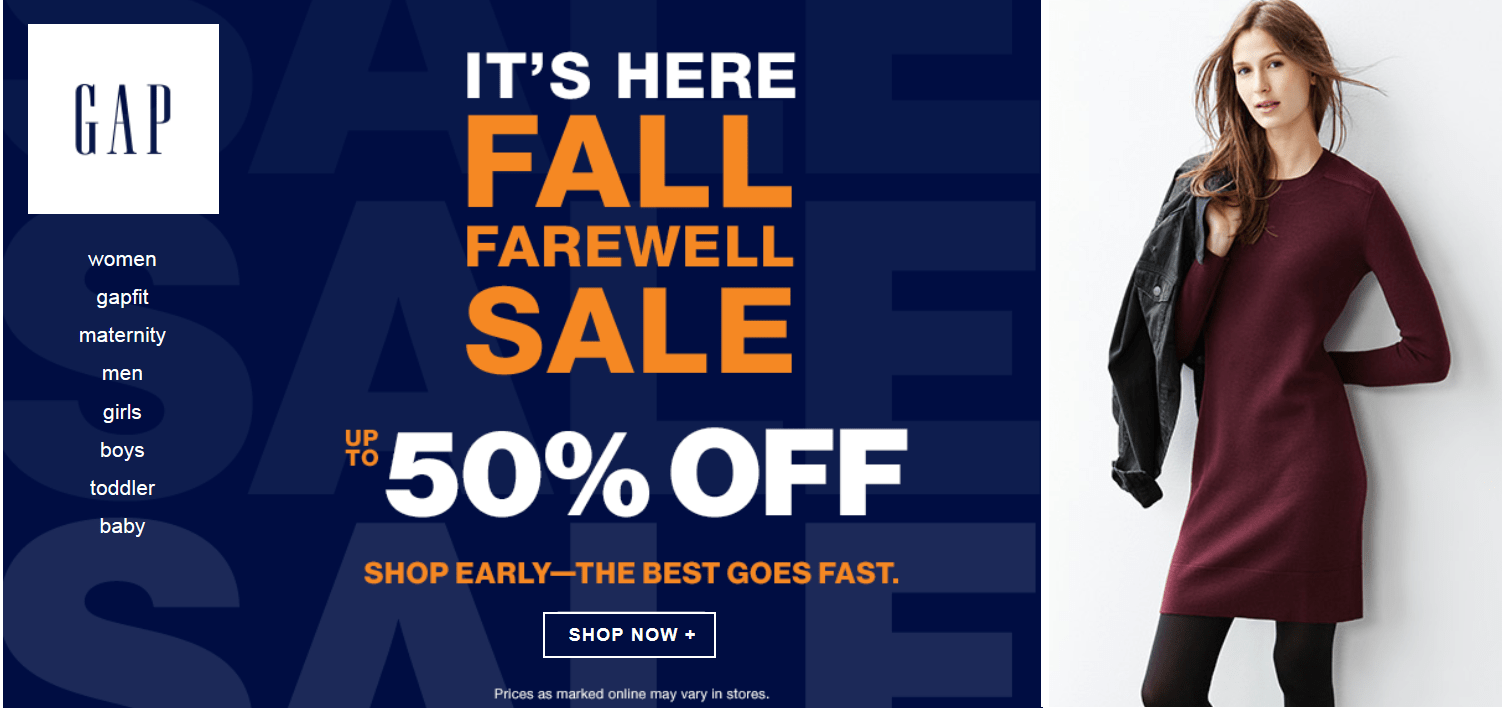 Gap Canada Fall Farewell Sale: Save Up to 50% Off + An Extra 30% Off ...