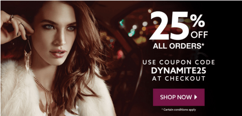 Dynamite Canada Offers: Save 25% Off Your Orders With Coupon Code ...