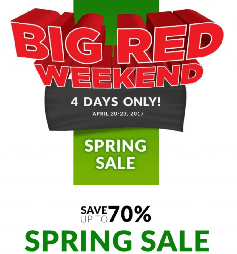 Canadian Tire Big Red Weekend Spring Sale: Save Up To 70% Off Select ...