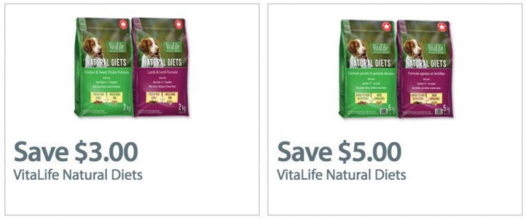 Walmart Canada Coupons: Save $8.00 on VitaLife Natural Diets Grain Free ...