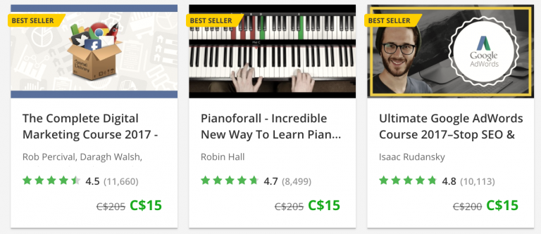 Udemy Canada Promotion: Over 40,000 Online Courses Only $15 - Canadian ...