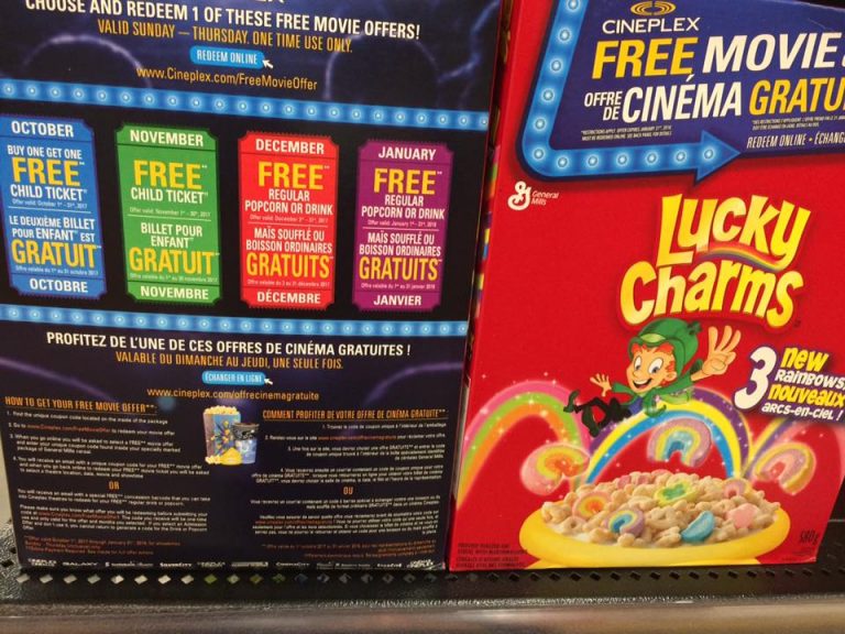 General Mills Canada Free Cineplex Movie Offers - Canadian Freebies ...