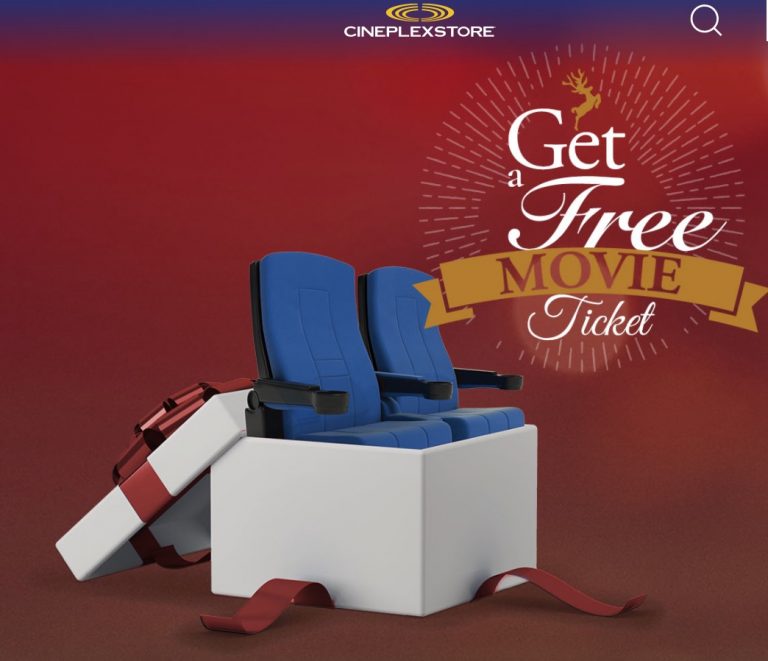 Cineplex Store Canada Promotions: FREE Movie Ticket to the Theatre when ...