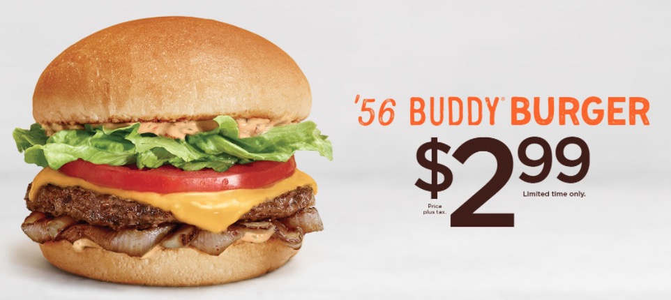 A&W Food Canada Promotors: ’56 Buddy Burger For Just $2.99 ...