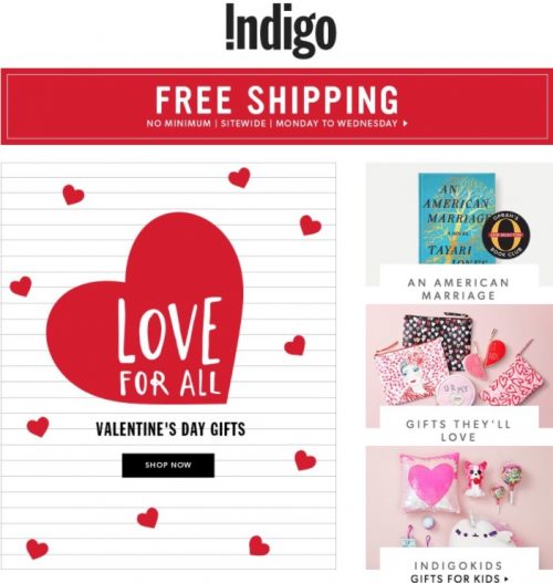 Indigo Chapters Canada Offers: FREE Shipping on All Orders & More Deals ...