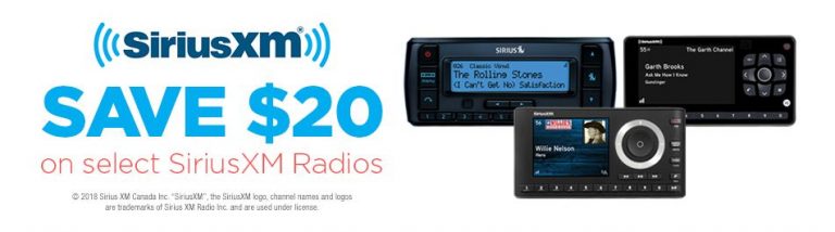 Walmart Canada Coupons: Save $20 On SiriusXM Radios - Canadian Freebies ...