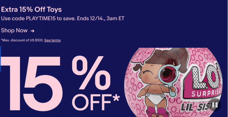 eBay.ca Flash Coupon: Save an Extra 15% Off Toys Today! - Canadian ...