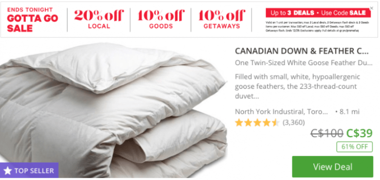 Groupon Canada Gotta Go Sale: Save an Extra 20% Off Local Deals, 10% ...