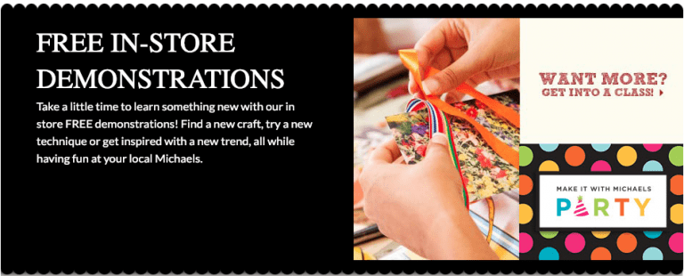 Michaels Canada FREE Events for You and Your Kids, February - Canadian ...