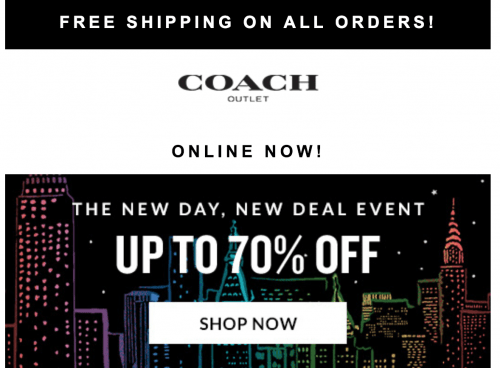 Coach Canada Deals: 50% Off Sale Styles + Up to 70% Off & Free Shipping ...