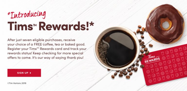 Tim Hortons Canada Introducing NEW Tims Rewards - Canadian Freebies ...