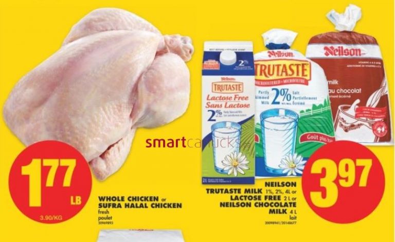 No Frills Ontario: Neilson TruTaste or Lactose Free Milk $2.97 After ...