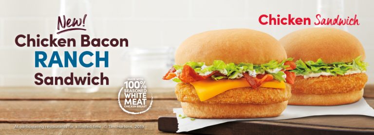 Tim Hortons Canada 2 for $5 Classic Breakfast Sandwiches + NEW Chicken ...