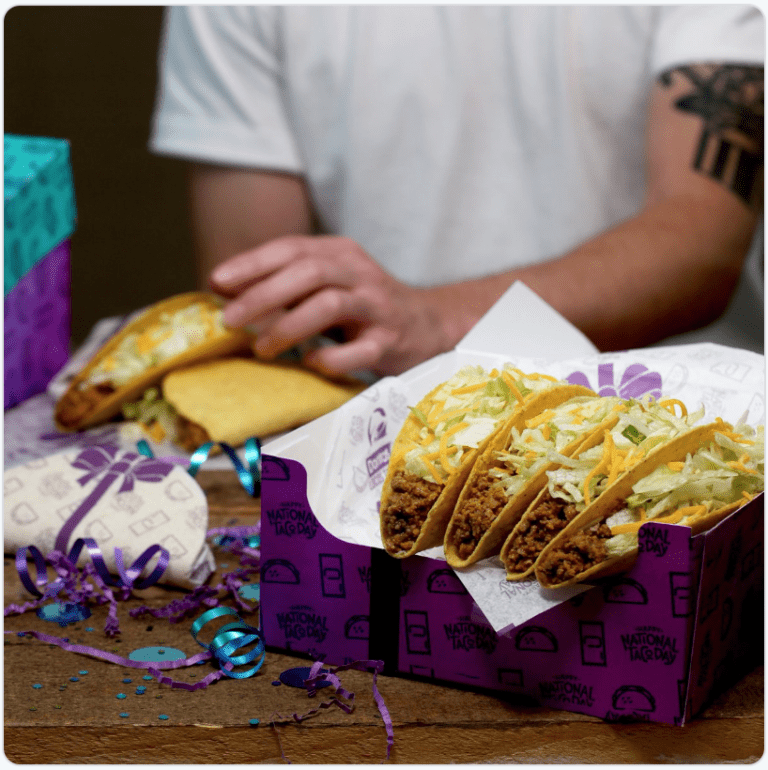Taco Bell Canada National Taco Day Promotion: Today, Set of 4 Crunchy ...
