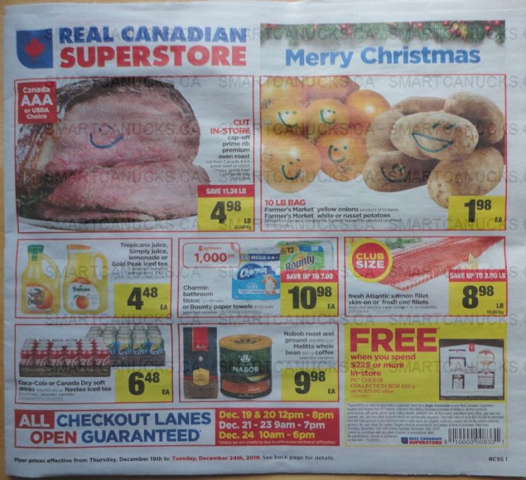 Real Canadian Superstore Ontario Flyer Sneak Peek December 19th - 24th ...