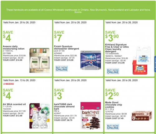 Costco Canada More Savings Weekly Coupons/Flyers for: Ontario, New ...