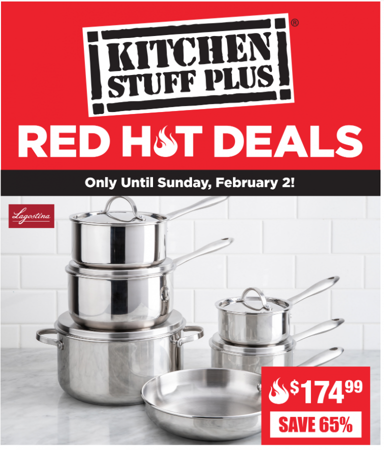 Kitchen Stuff Plus Canada Red Hot Sale: Save 65% on 11 Pc. Lagostina ...