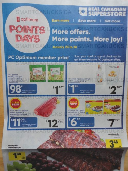 Real Candian Superstore Ontario Flyer Sneak Peek Janury 23rd - 29th ...
