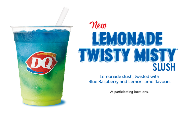 Dairy Queen Canada NEW Lemonade Twisty Misty Slush + NEW Summer ...