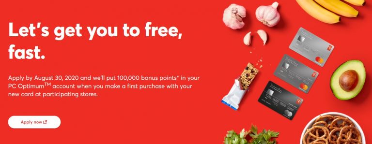 PC Financial Mastercard: Get 100,000 PC Optimum Points When You Make ...