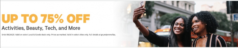 Groupon Canada Sale: Save up to 75% off on Activities, Beauty, Tech ...