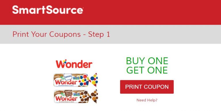 SmartSource Canada Coupons: Buy One Get One Free Wonder Bread ...
