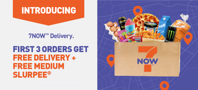7-Eleven Canada Introducing 7NOW Delivery - FREE SLURPEE® & FREE ...