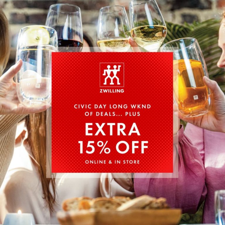 Zwilling Canada Long Weekend Sale: Save Extra 15% OFF Your Order + Up ...