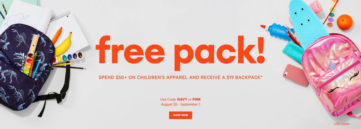 Joe Fresh Canada Deals: FREE Backpack w/ Your Purchase + Save Up to 70% ...