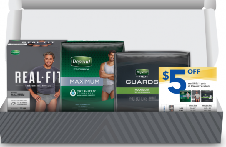 Depend Canada: Free Men's Sample Kit + $5 Coupon - Canadian Freebies ...