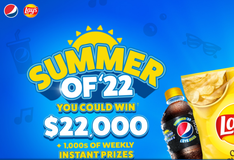 Pepsi & Lay's Summer Of '22 Instant Win Contest - Canadian Freebies ...