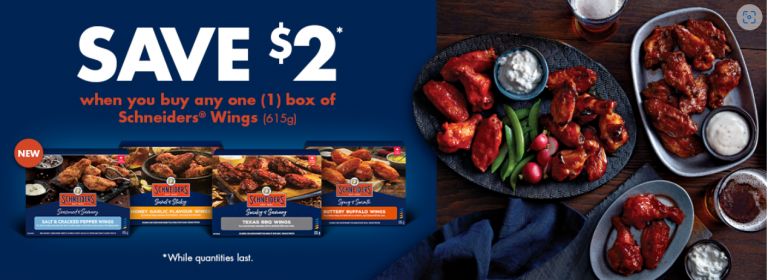 Canadian Coupons: Save $2 On The Purchase of Schneiders Wings ...