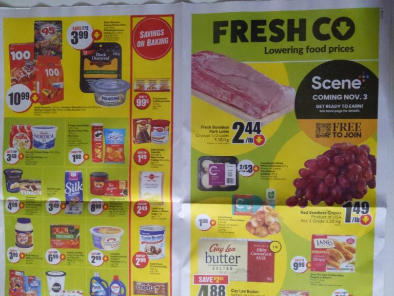 Ontario Flyer Sneak Peeks: Food Basics & Freshco October 27th ...