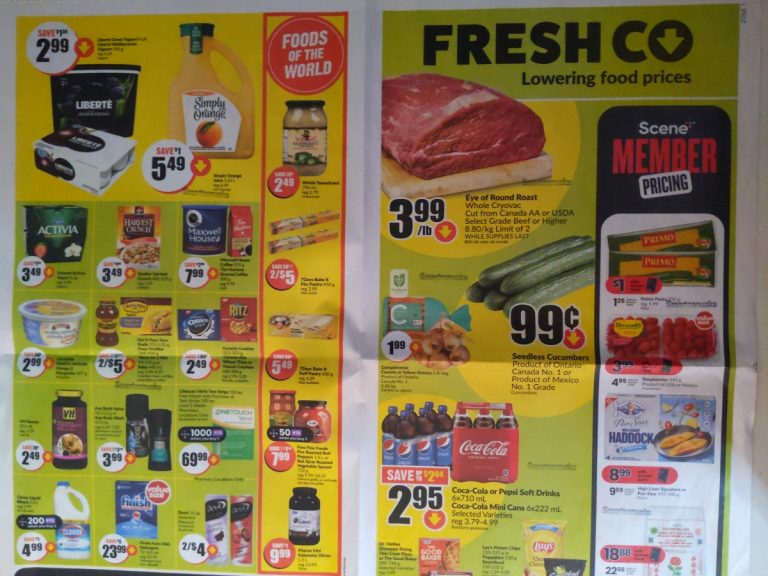 Ontario Flyer Sneak Peeks: Metro, Freshco, and Food Basics November ...