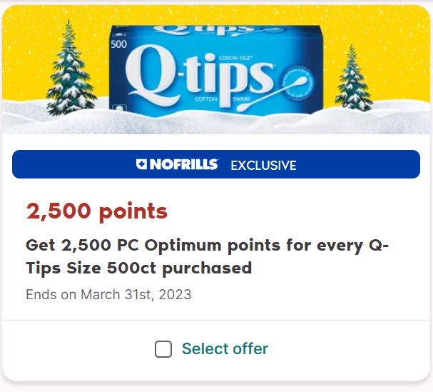 No Frills Hauliday Offer Day 3 Get 2 500 PC Optimum Points For Every