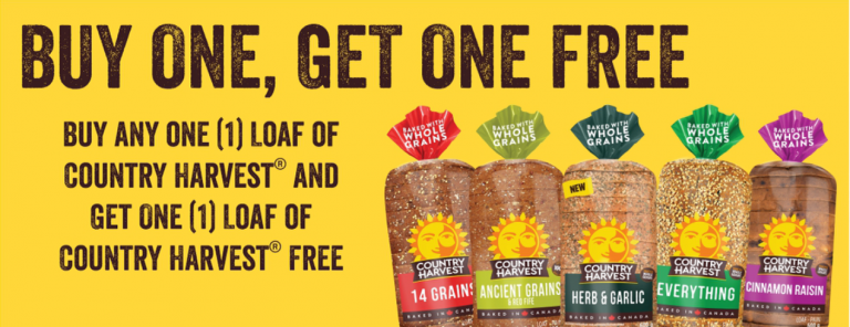 Canadian Coupons: Buy One Get One Free Country Harvest Bread - Canadian ...