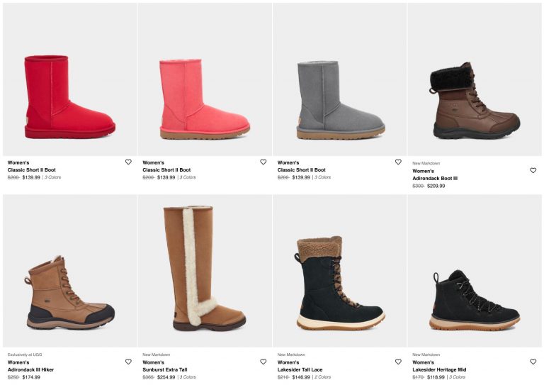 UGG Canada Valentine's Day Sale: Save Up to 50% OFF Women's, Men's ...